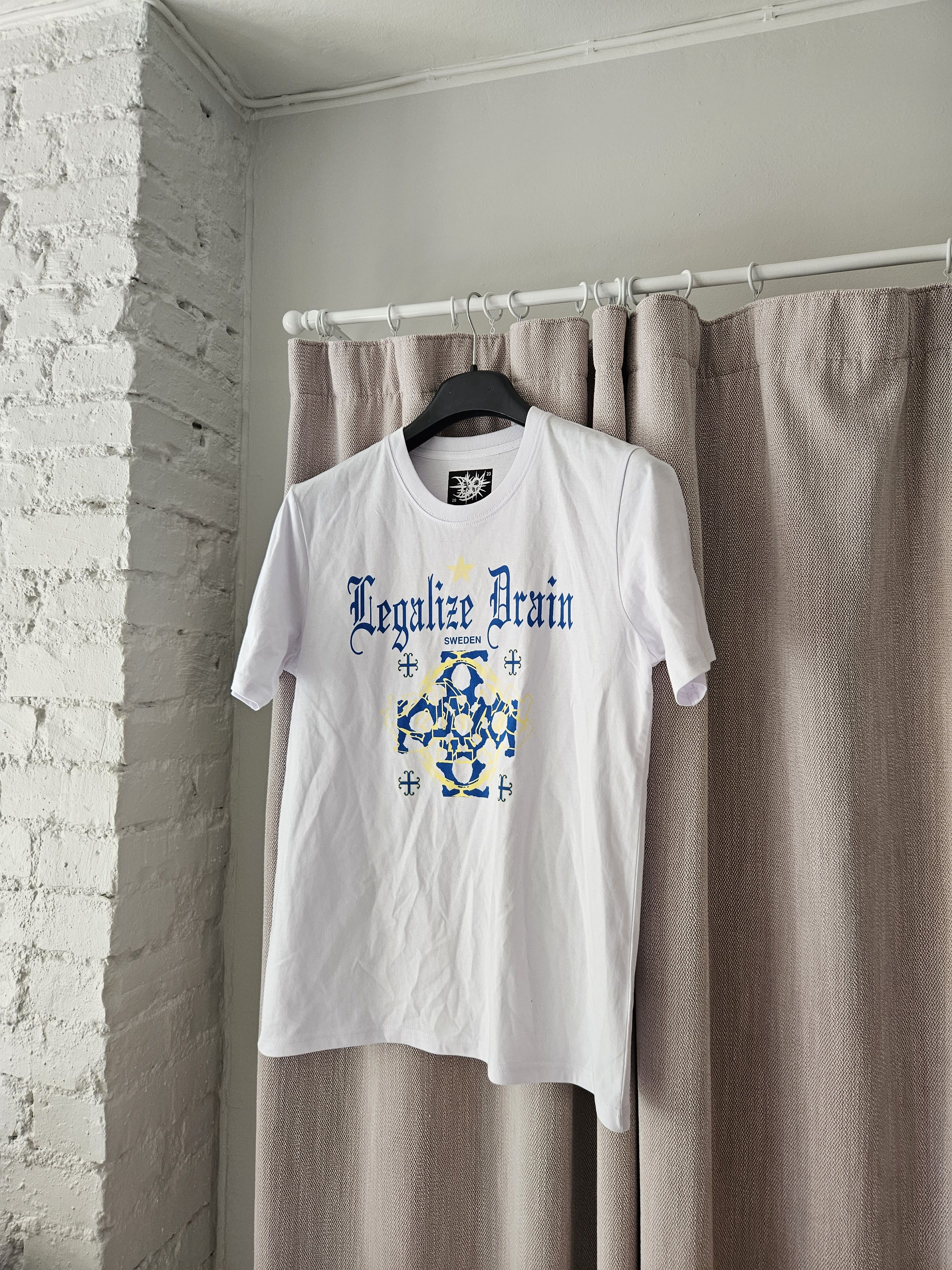 Drain Gang "Legalize drain" Wow festival exclusive tee | Grailed