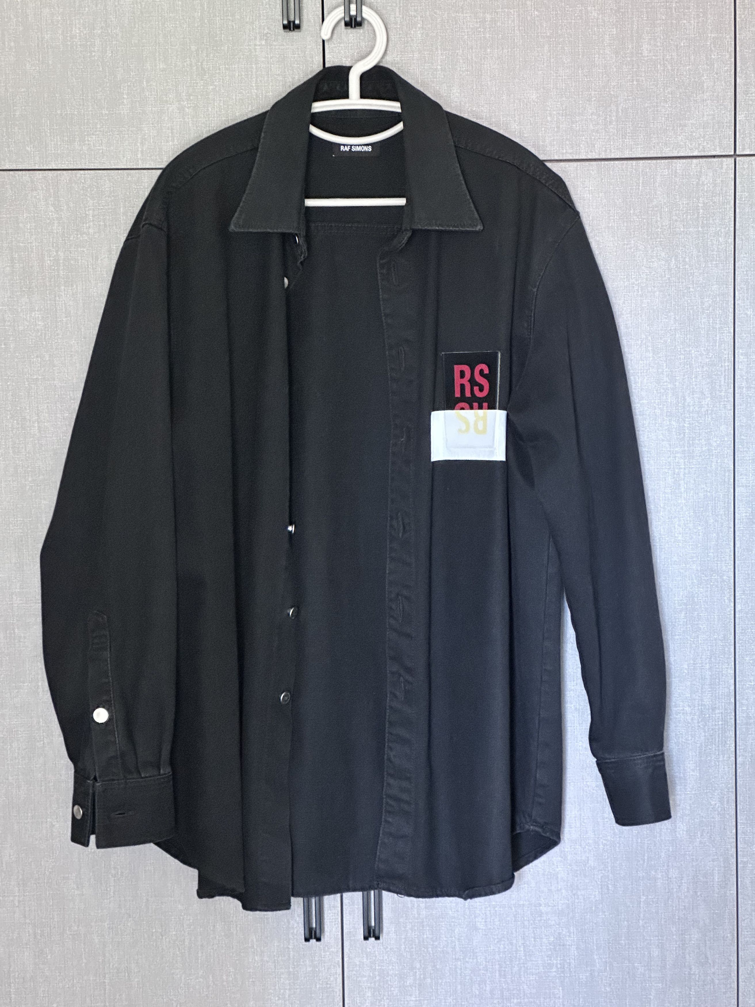 Raf Simons Raf Simons Black Denim Jacket | Grailed