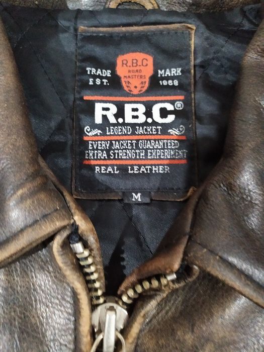 Vintage R.B.C LEGEND LEATHER CAFE RACER BROWN PATINA JACKET | Grailed