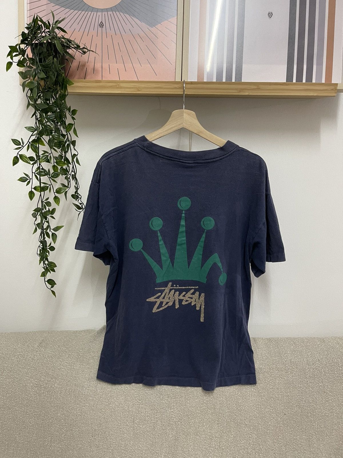 Vintage Vintage Stussy crown 90s Rarely shirt📸 | Grailed