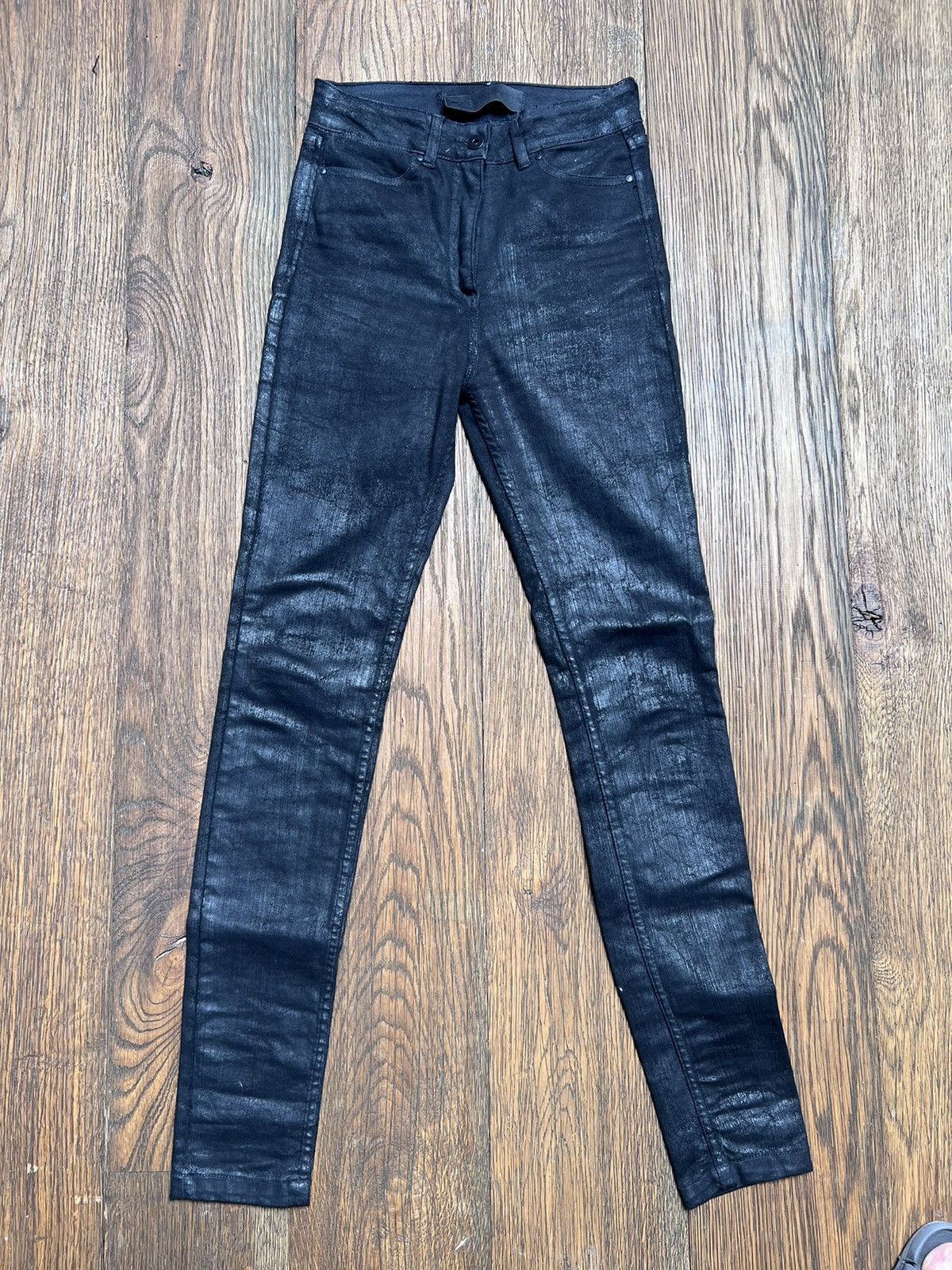 Leon Louis Waxed Cracking Skinny Jeans | Grailed