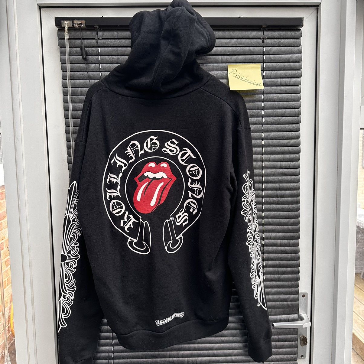 Chrome Hearts Chrome Hearts Rolling stones zip up hoodie | Grailed Chrome Hearts Chrome Hearts Rolling stones zip up hoodie | Grailed