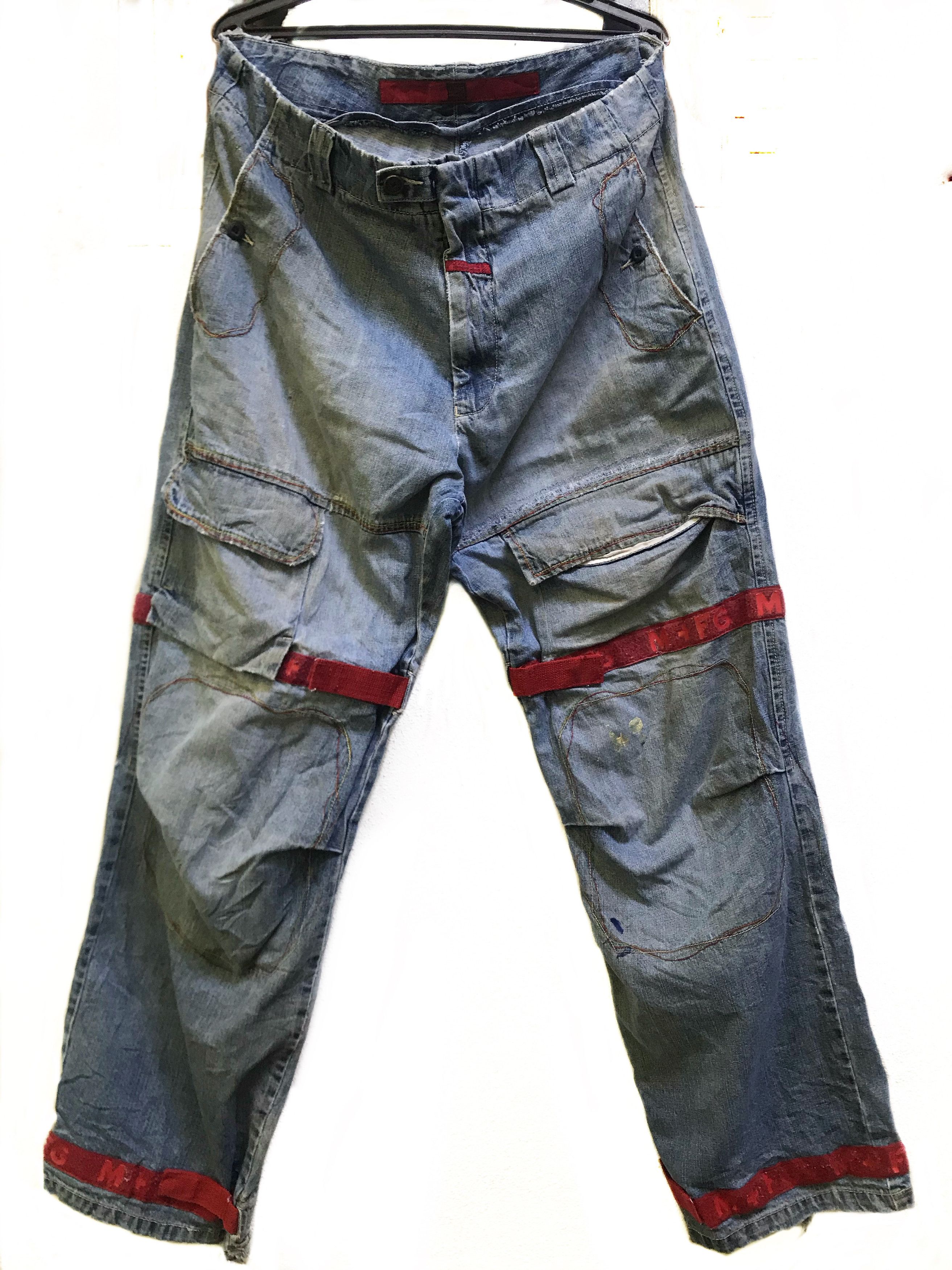 Marithe Francois Girbaud Marithe Francois Girbaud Bondage Baggy Denim Pants Grailed
