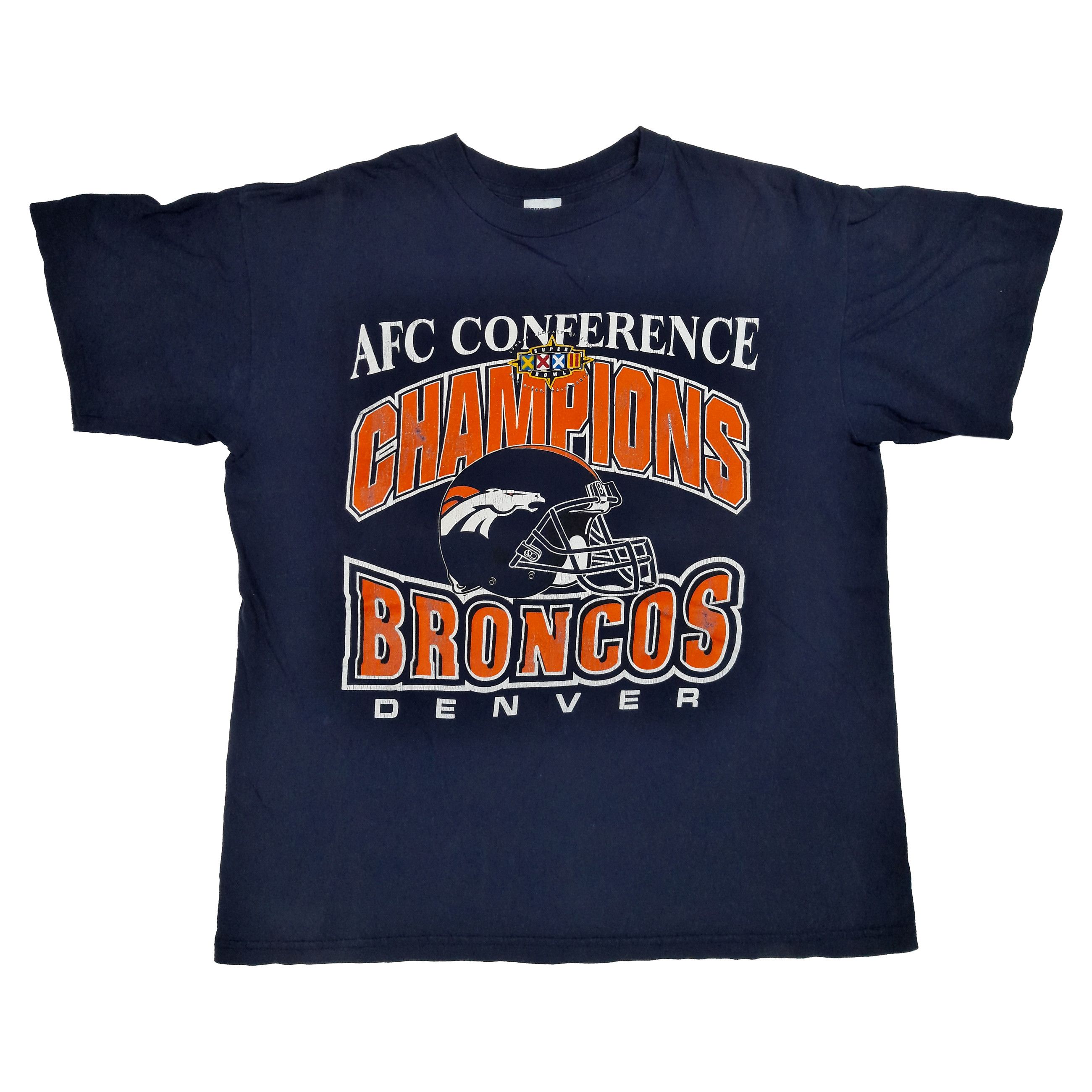 Vintage Vintage 90's BRONCOS DENVER AFC Conference Champions 1998 | Grailed