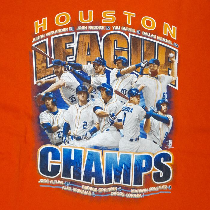 MLB Houston ASTROS Champions Team Line Up Adult XL Size | Grailed