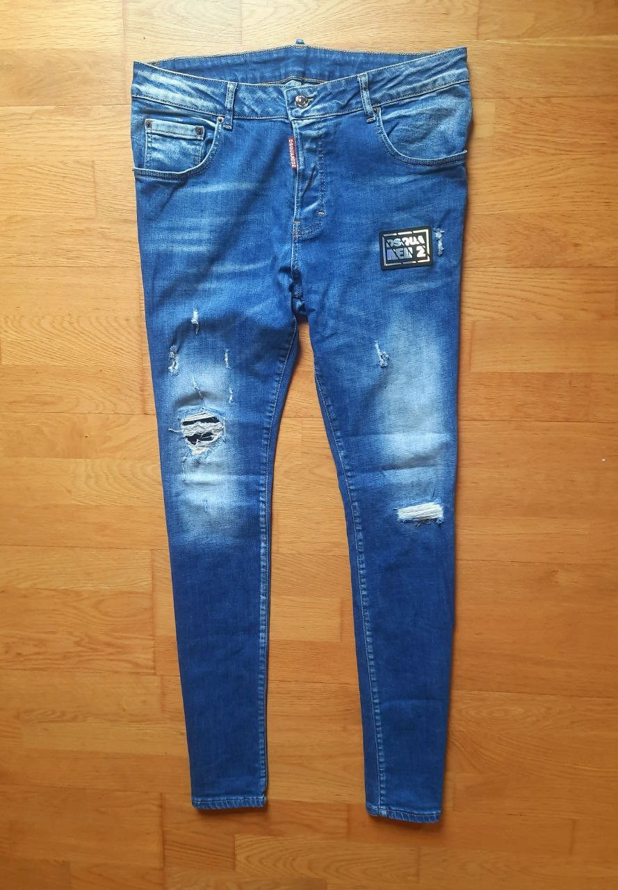 Dsquared2 Jean Dsquared2 Distressed Splatter Paint & Badges | Grailed