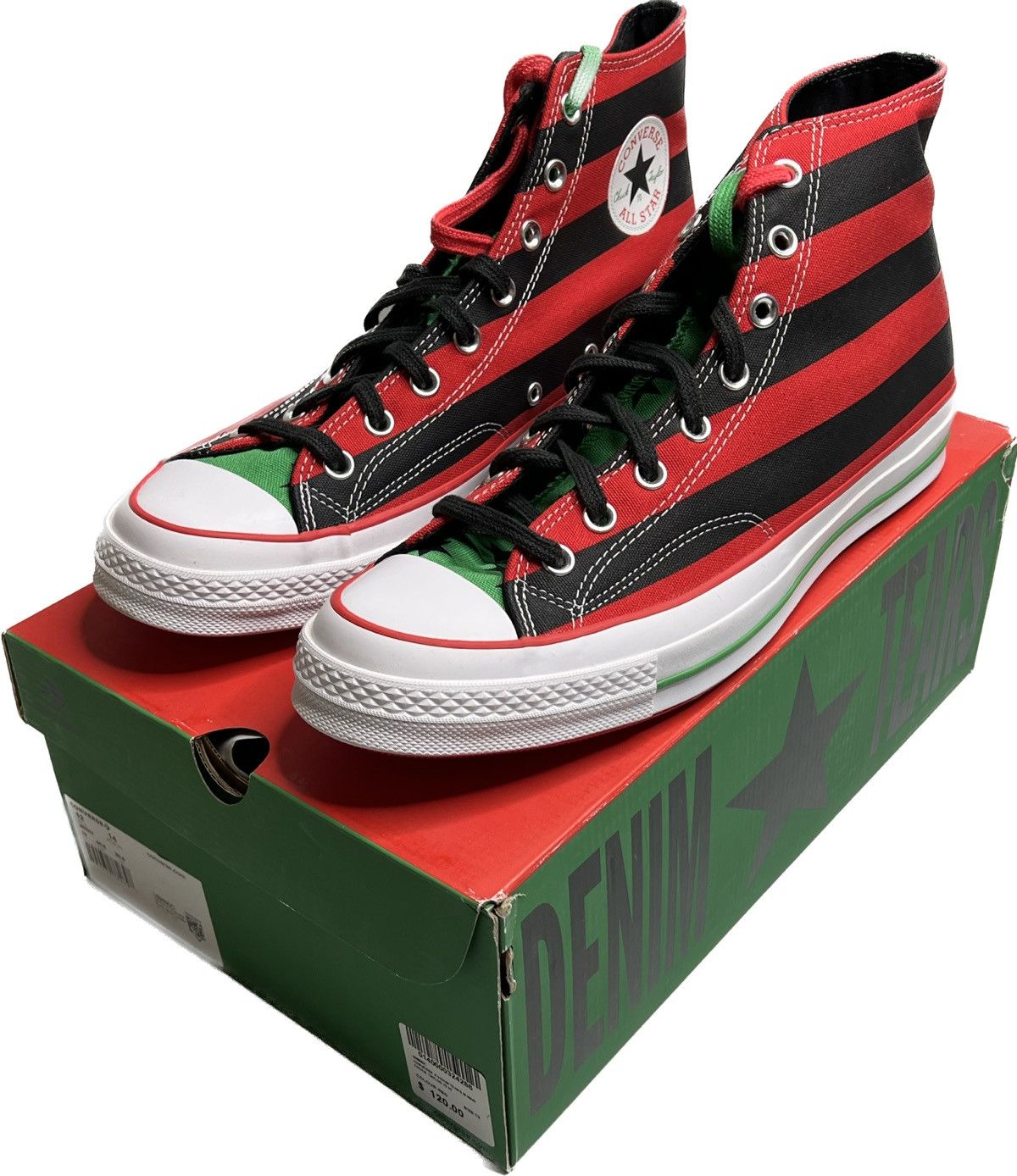 Converse × DENIM TEARS DENIM TEARS X CONVERSE AIR HAMMONS PAN AFRICAN ...