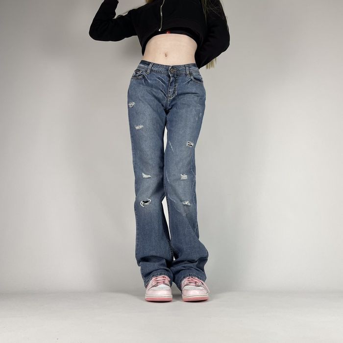 Dolce & Gabbana Vintage Y2K Dolce Gabbana Luxury Distressed 90s Style ...