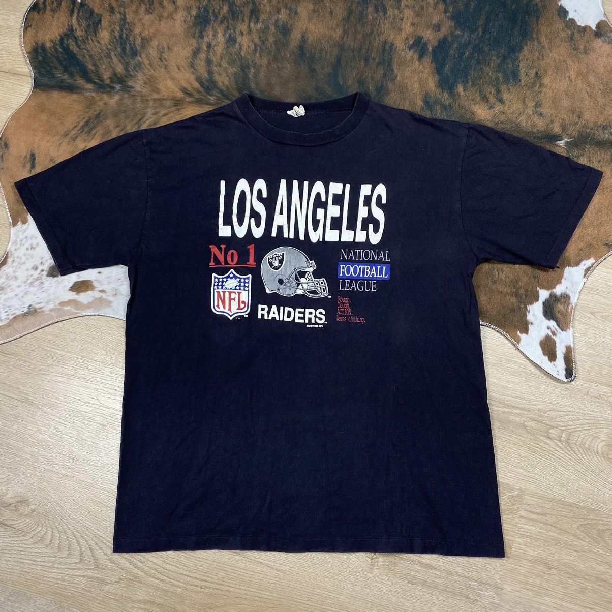 Vintage Los Angeles Raiders 1990 NFL Sportswear 90s T-Shirt Tee Y2K ...