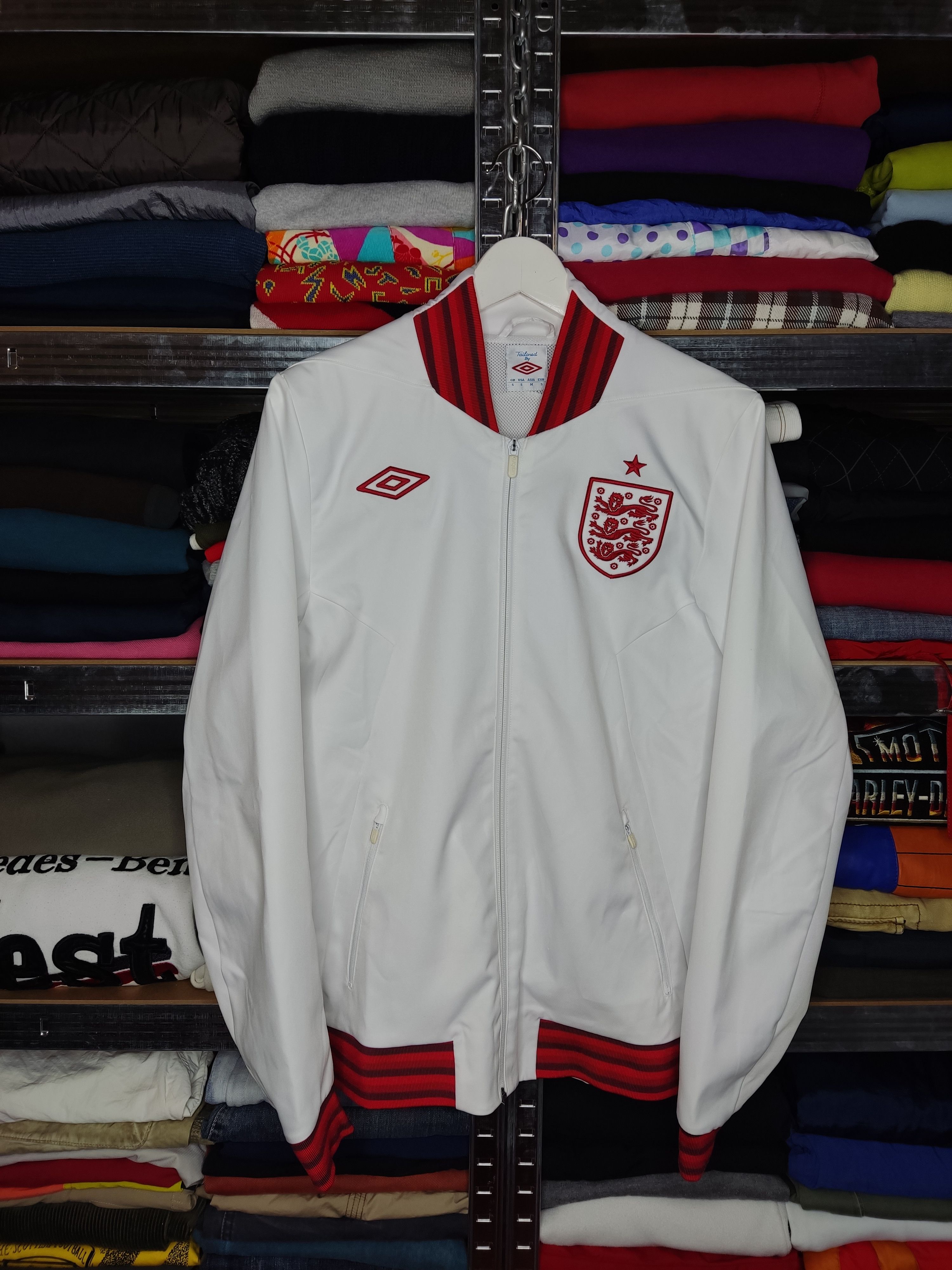 Streetwear × Umbro Vintage Umbro England Great Britain Track Drill ...