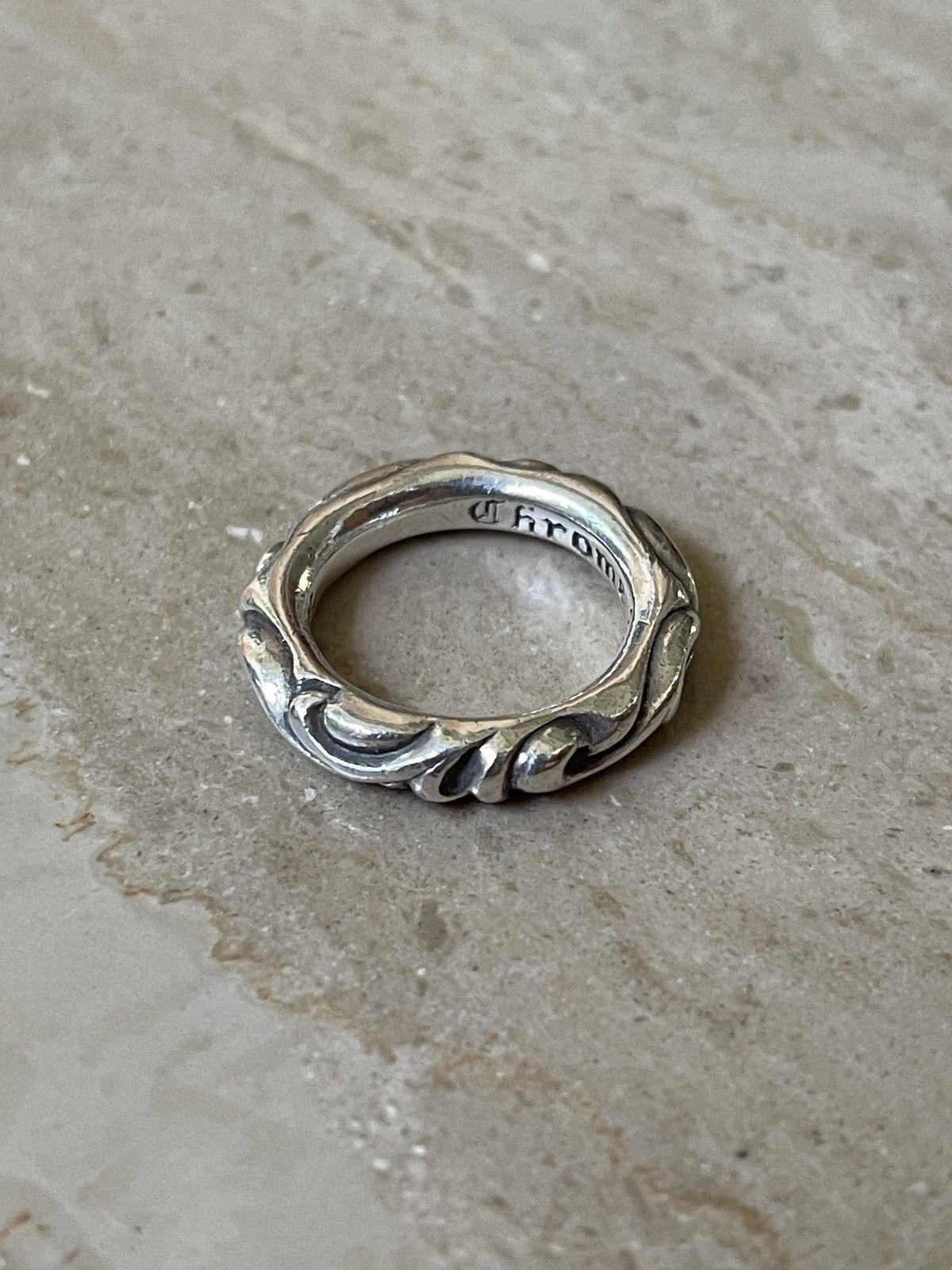 Chrome Hearts Chrome Hearts Scroll Band Ring | Grailed
