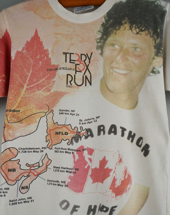 Vintage 2005 Terry Fox marathon of hope t-shirt | Grailed