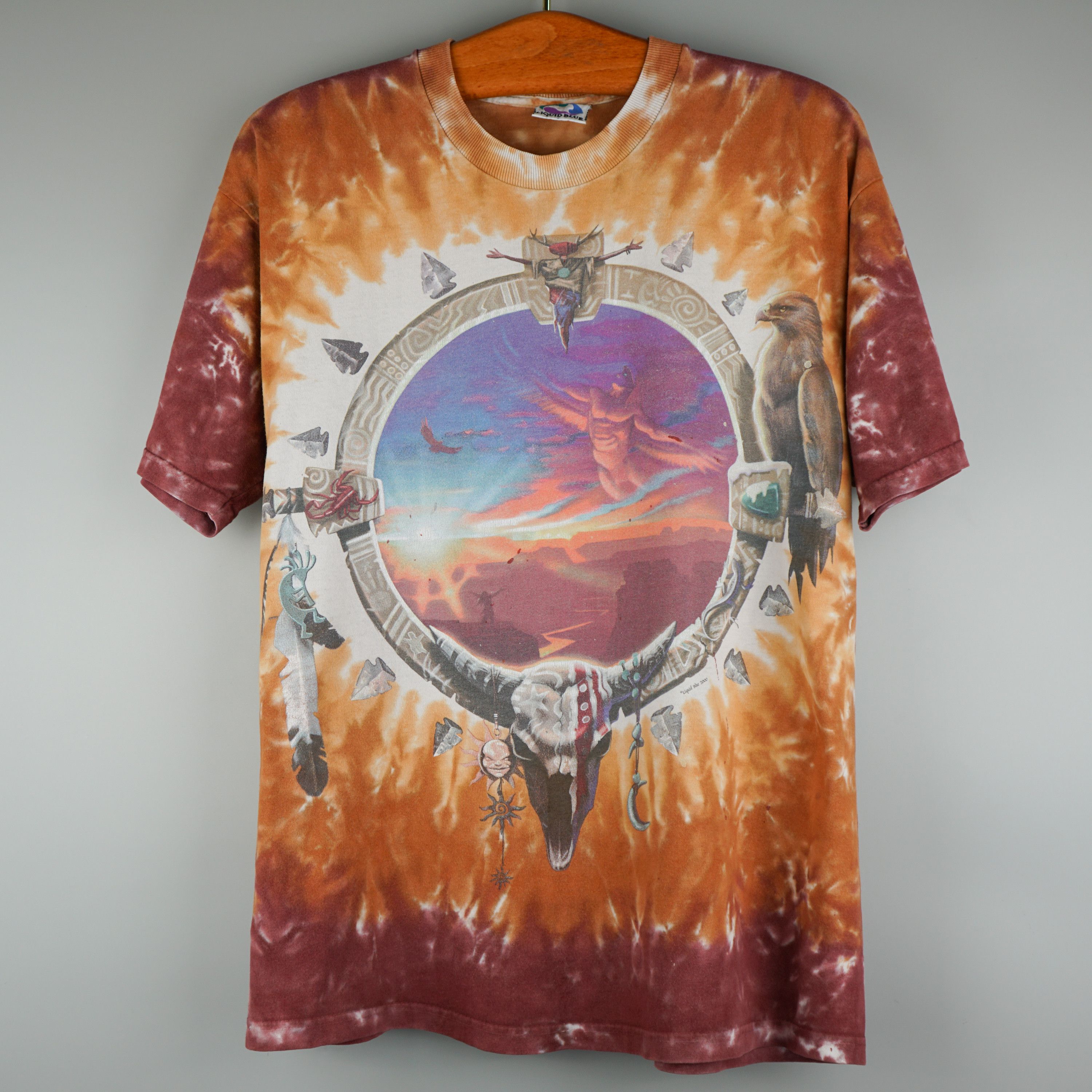 Liquid Blue × Vintage 2000 Liquid Blue Canyon Sunset t-shirt | Grailed