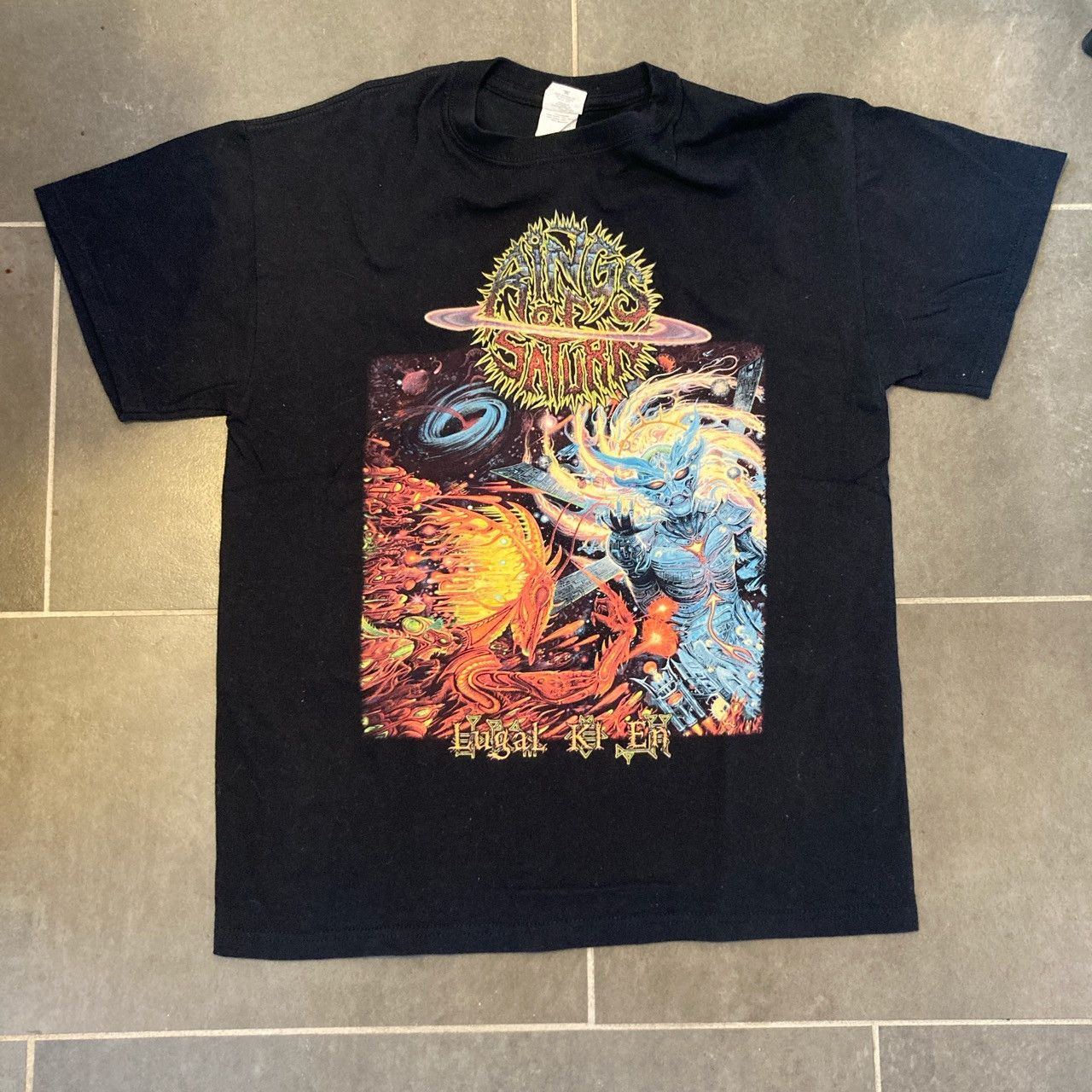 Band Tees Rings of Saturn band t-shirt | Grailed