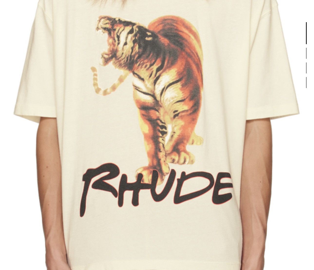Rhude Rhude Off -White Tiger Shirt | Grailed