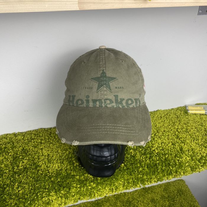 Vintage Heineken Khaki Authentic Military Merch Cap | Grailed