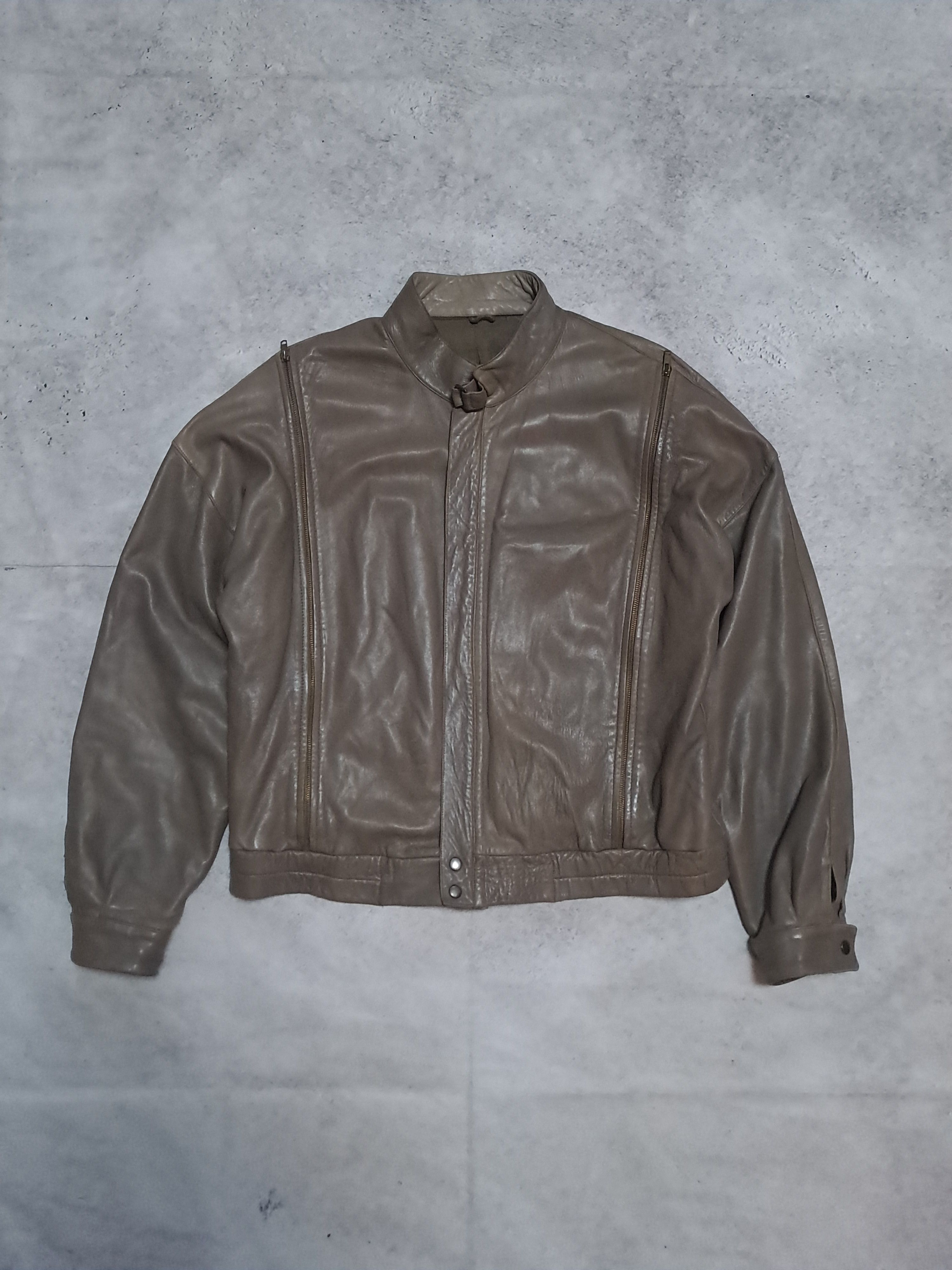 Pelle Pelle Vintage Boxy Leather Jacket 90s Made in Italy | Grailed
