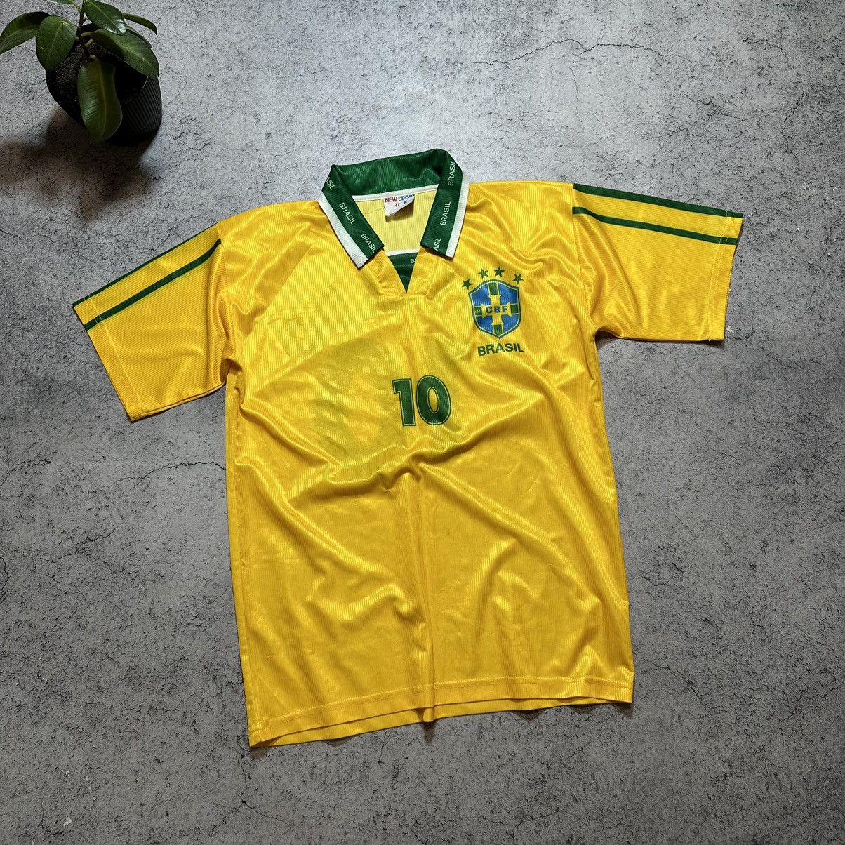 Streetwear × Vintage Vintage 90’s Brazil Rivaldo 10 Soccer Jersey ...