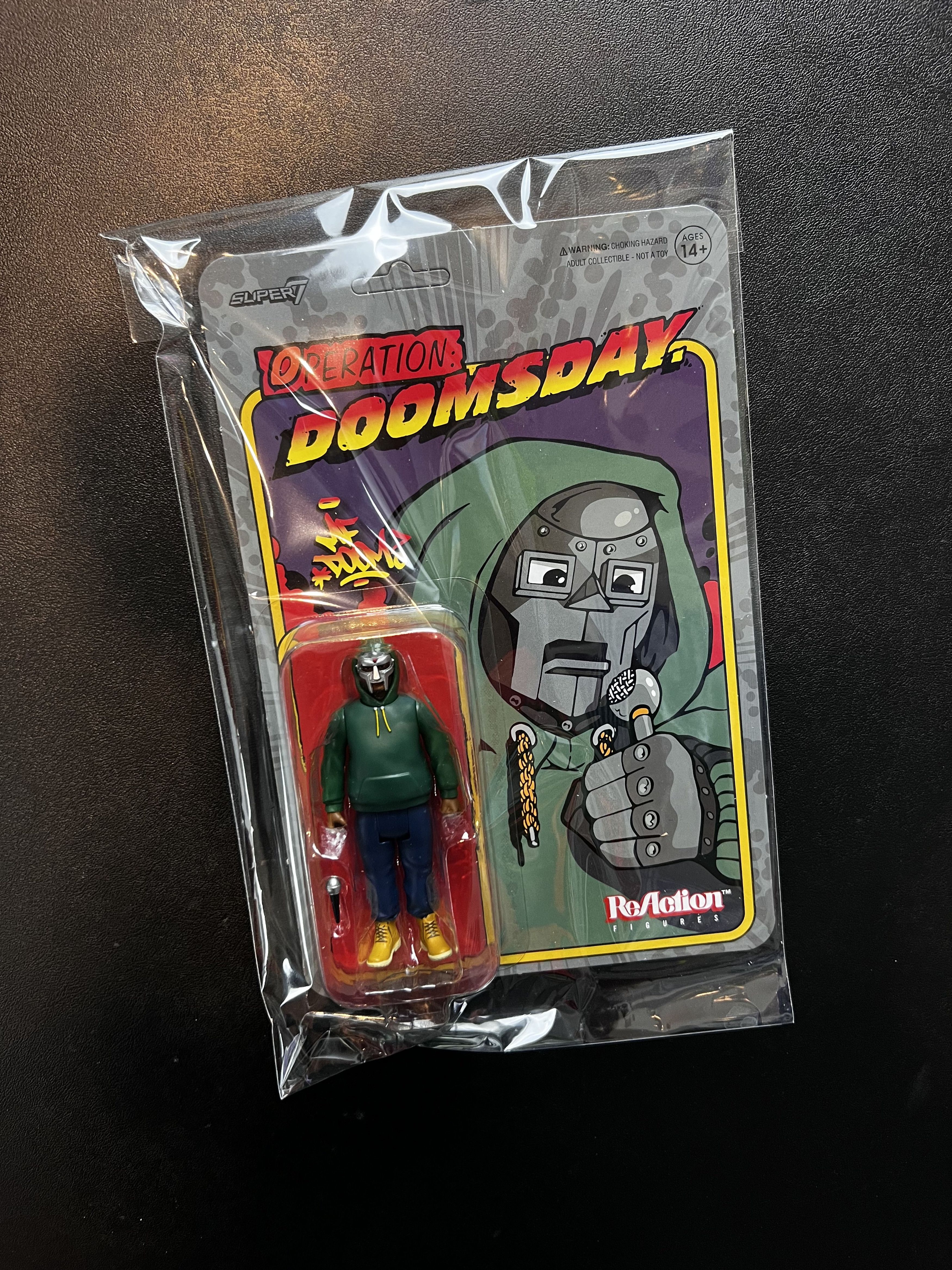 Mf Doom MF DOOM X SUPER7 - OPERATION: DOOMSDAY REACTION FIGURE | Grailed