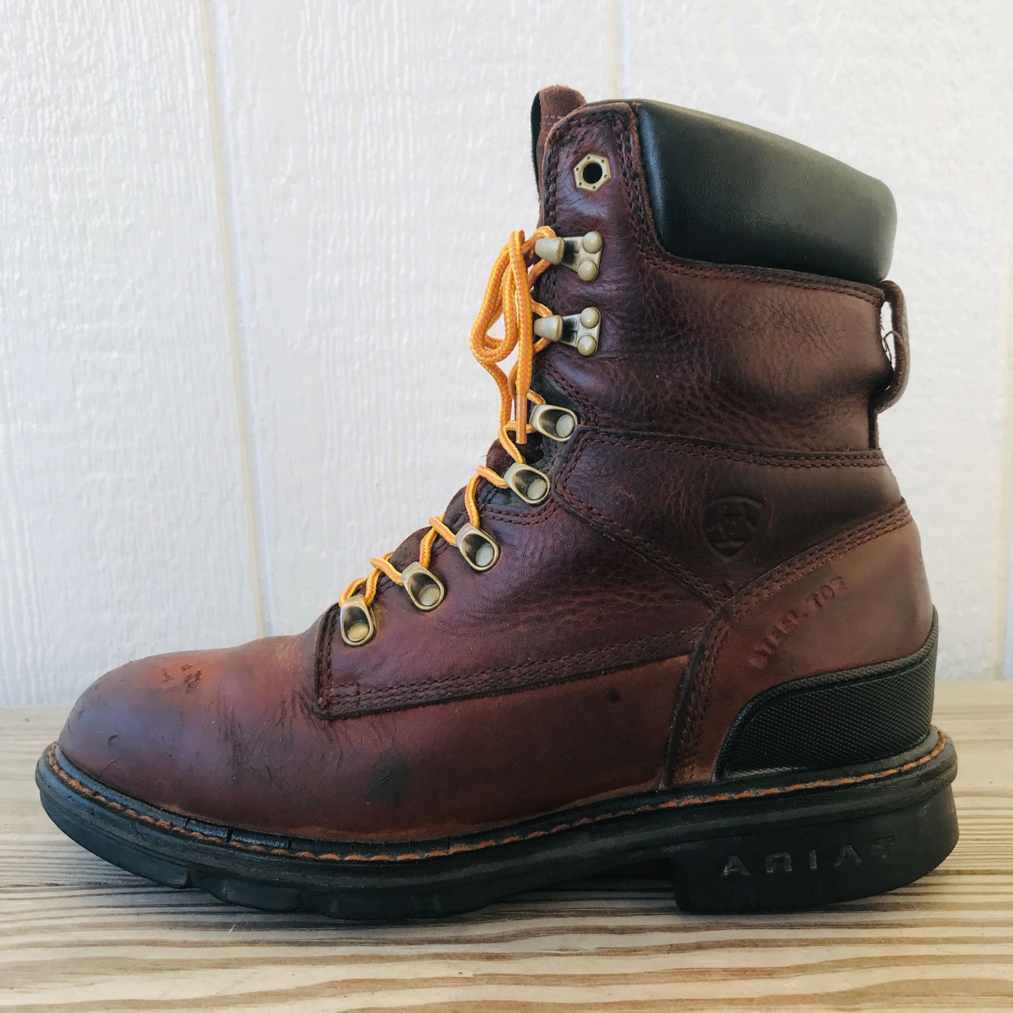 Ariat Ariat Hermosa XR 8 Inch Mens Brown Steel Toe Work Boot 9.5 D ...