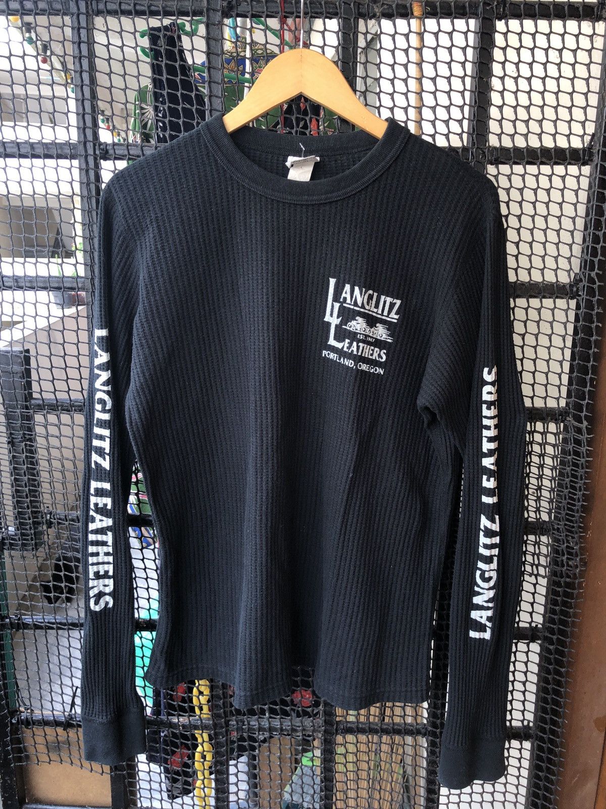 Racing × Vanson Leathers × Vintage VINTAGE LANGLITZ LEATHERS THERMAL T ...