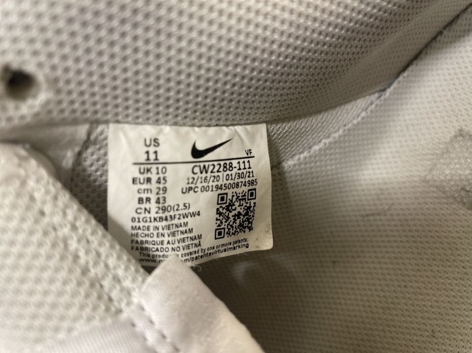Nike Air Force 1 low top all white | Grailed