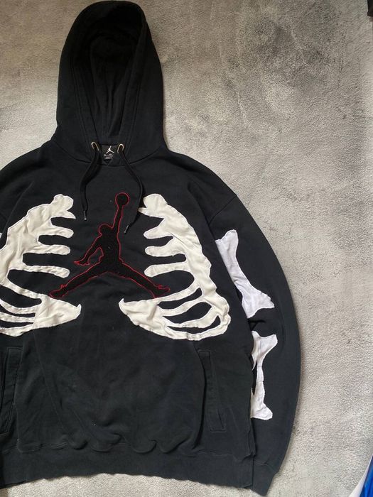 Nike Vintage Nike Jordan Skeleton y2k Hoodie | Grailed