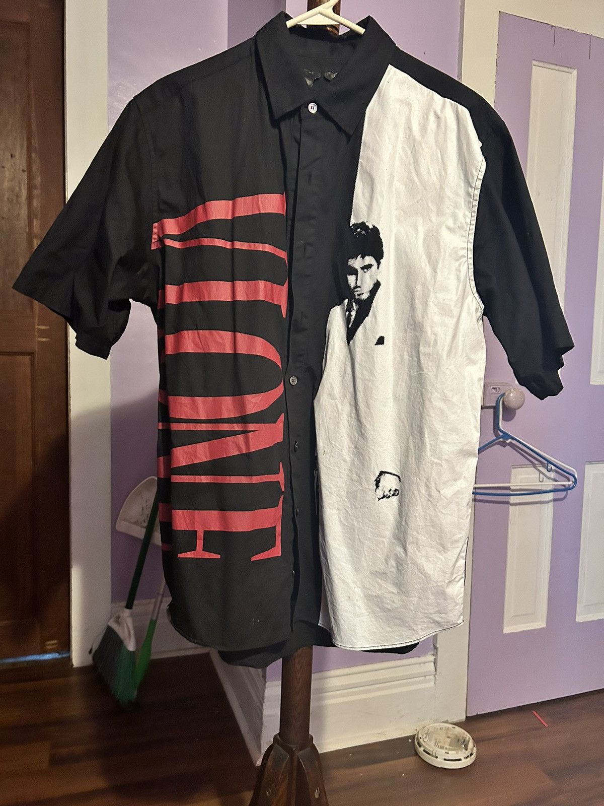 Vlone Vlone Scarface button up | Grailed