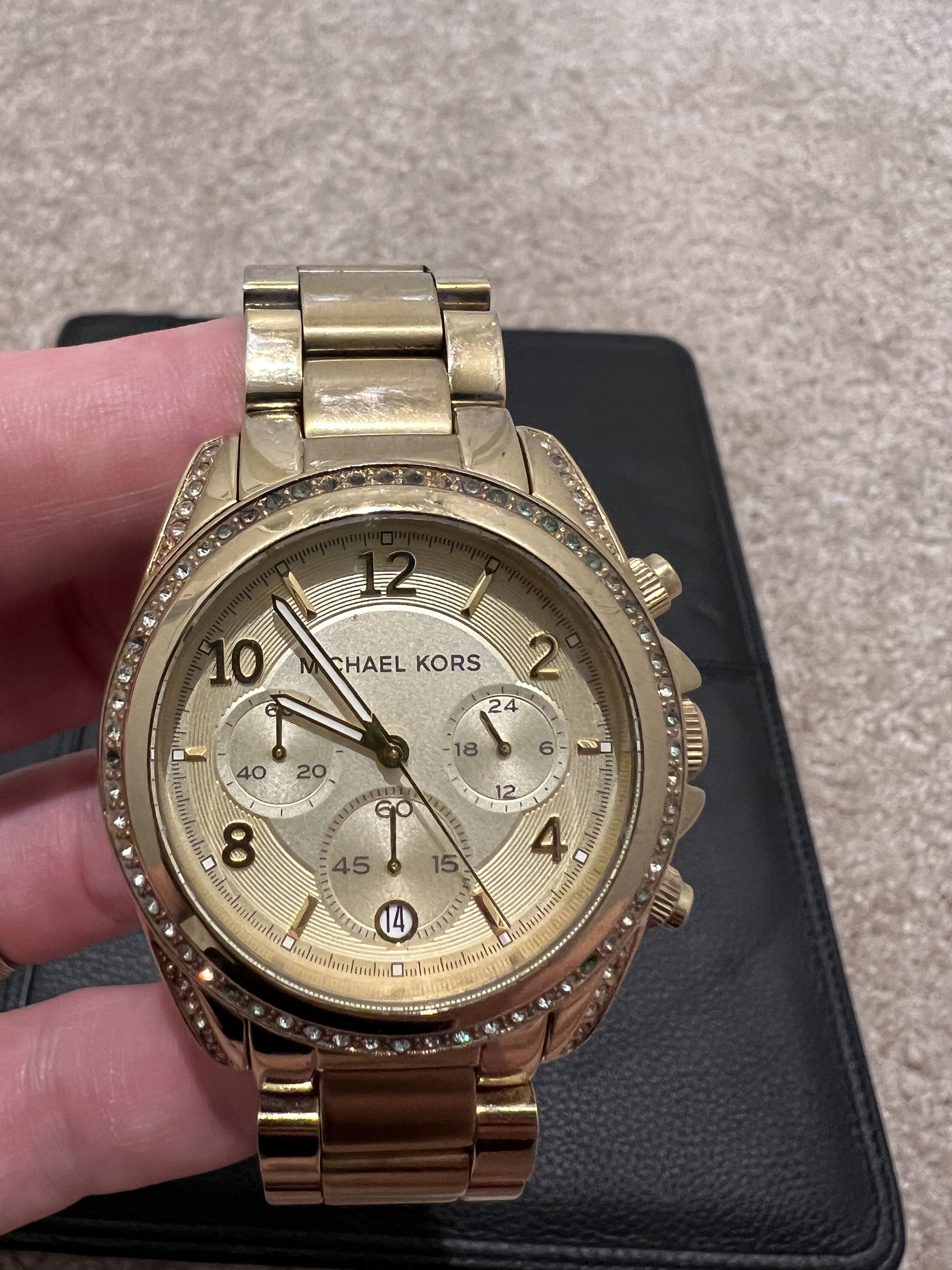 Michael Kors Michael Kors gold watch with diamonds | Grailed