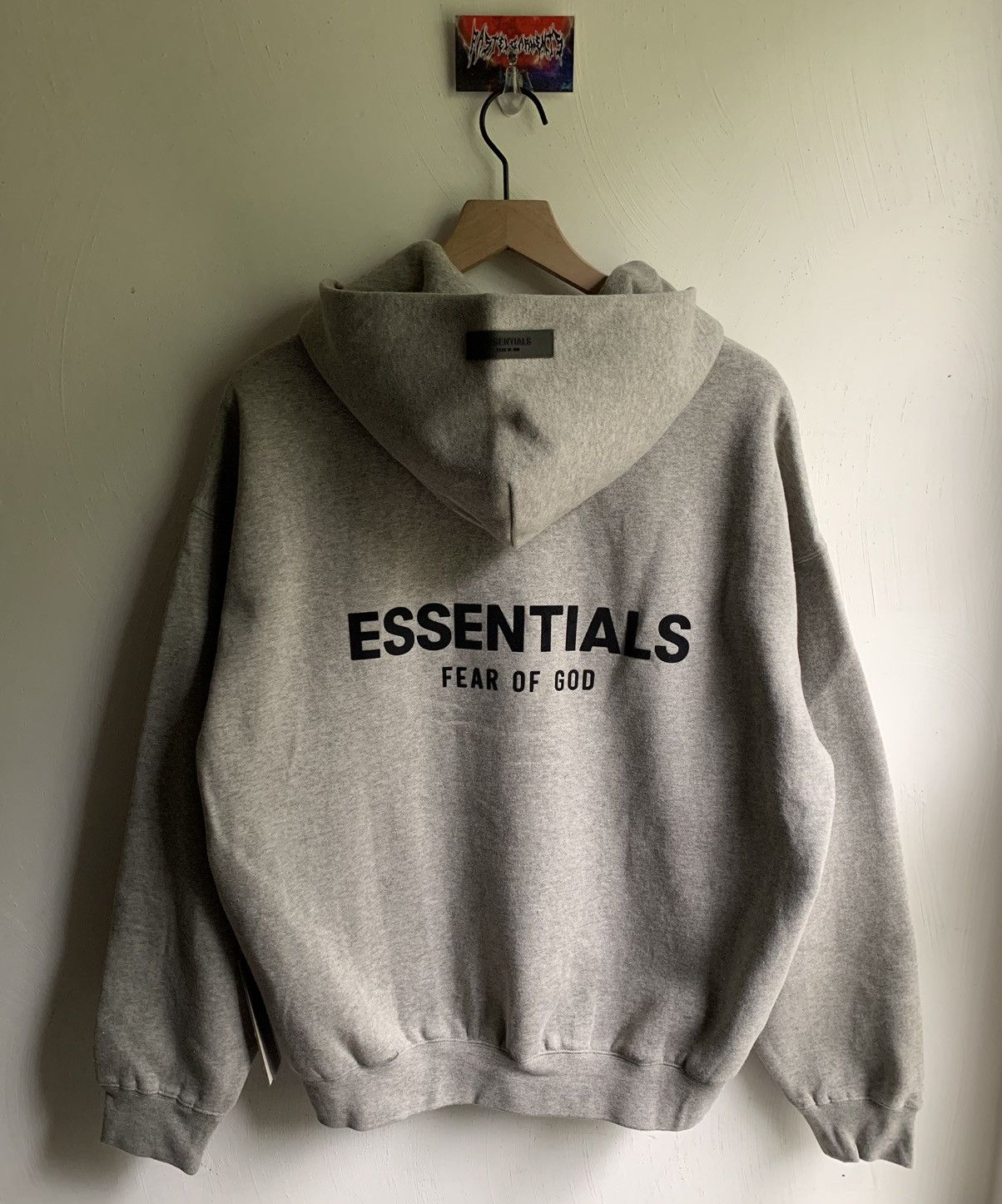 Essentials × FOG × Fear of God Fear Of God Essentials Hoodie Dark ...