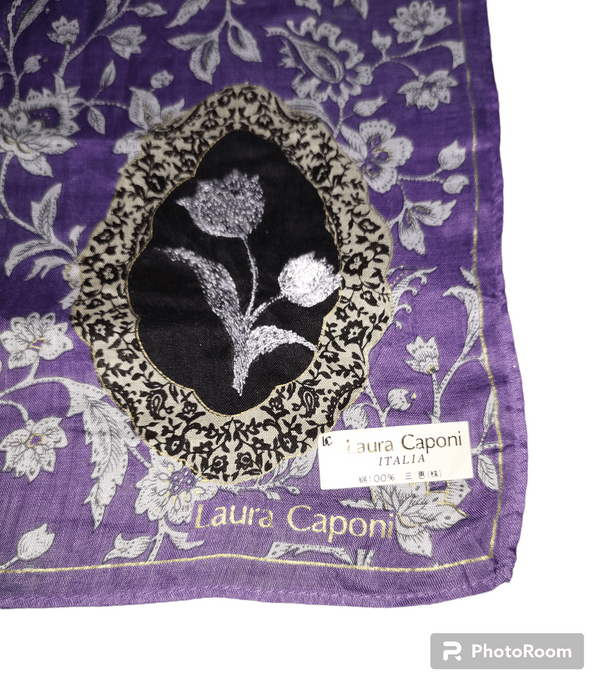 Italian Designers Laura caponi floral handkerchief | Grailed