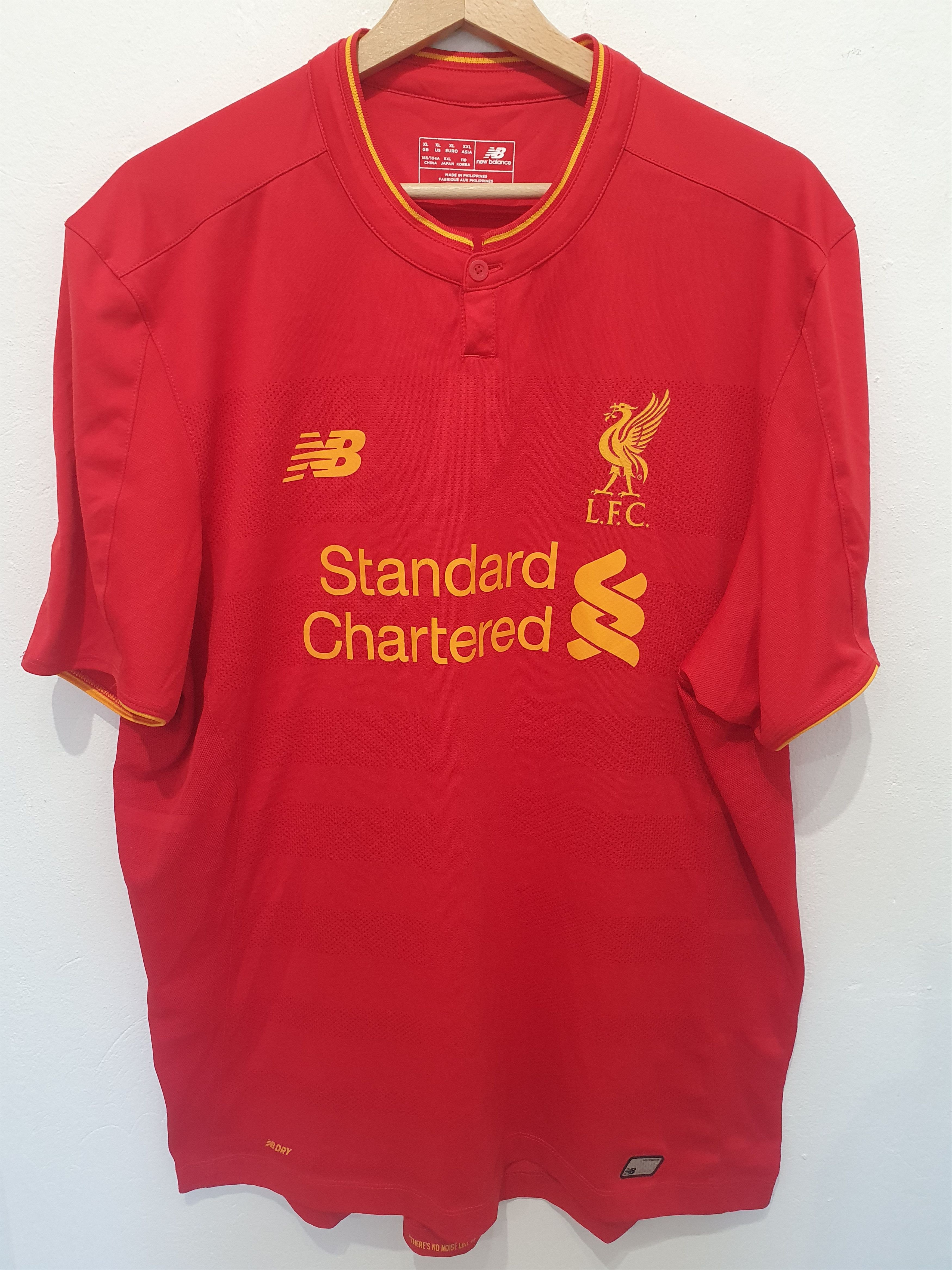 Jersey × New Balance × Soccer Jersey NEW BALANCE LIVERPOOL FC SIZE XL ...