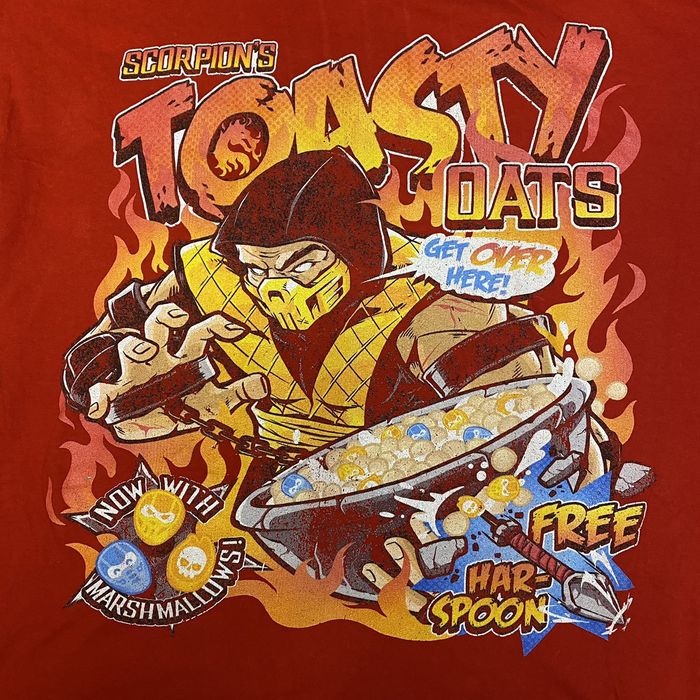 Delta Scorpions Toasty Oats Cereal Funny Mortal Kombat Parody | Grailed