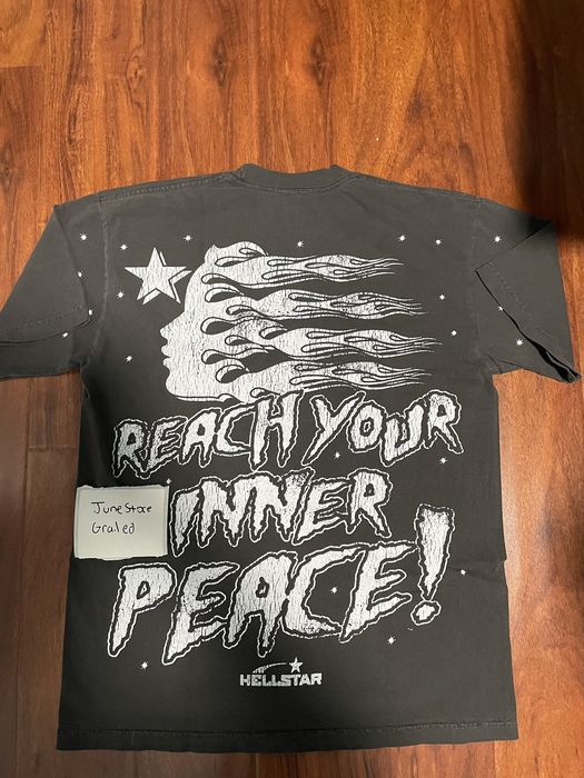 HELLSTAR Hellstar Skull Skeleton Inner Peace Capsule 9 T-Shirt | Grailed