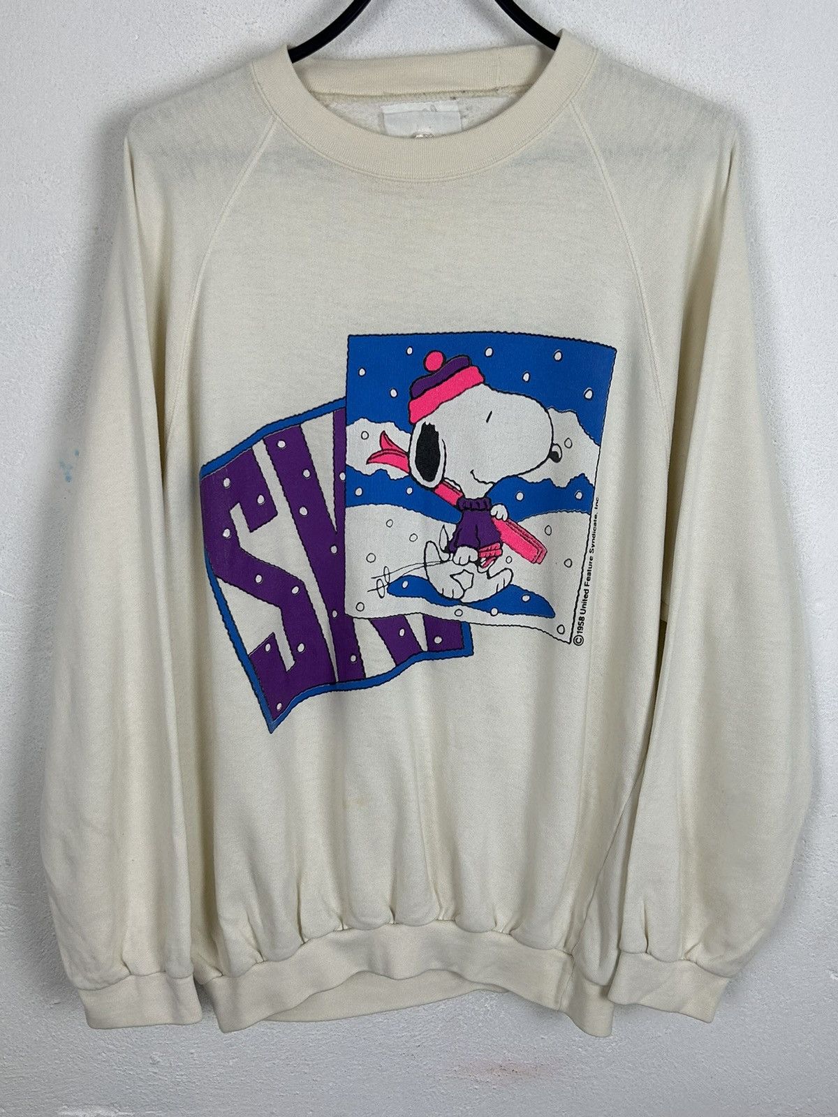 Vintage 70s Vintage The Peanuts Snoopy Sky Season Sweatshirt | Grailed