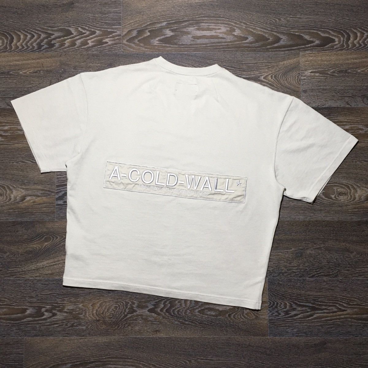 A Cold Wall × Luxury × Streetwear ACW “A-Cold-Wall” Big Logo Oversized ...