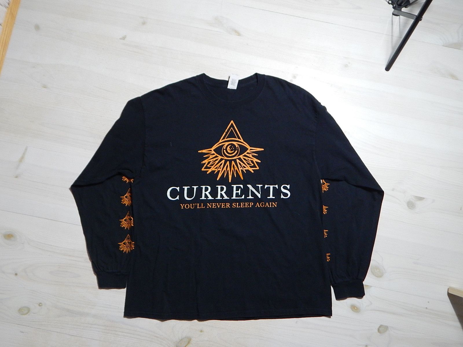Band Tees × Vintage currents you'll never sleep again metalcore band ...