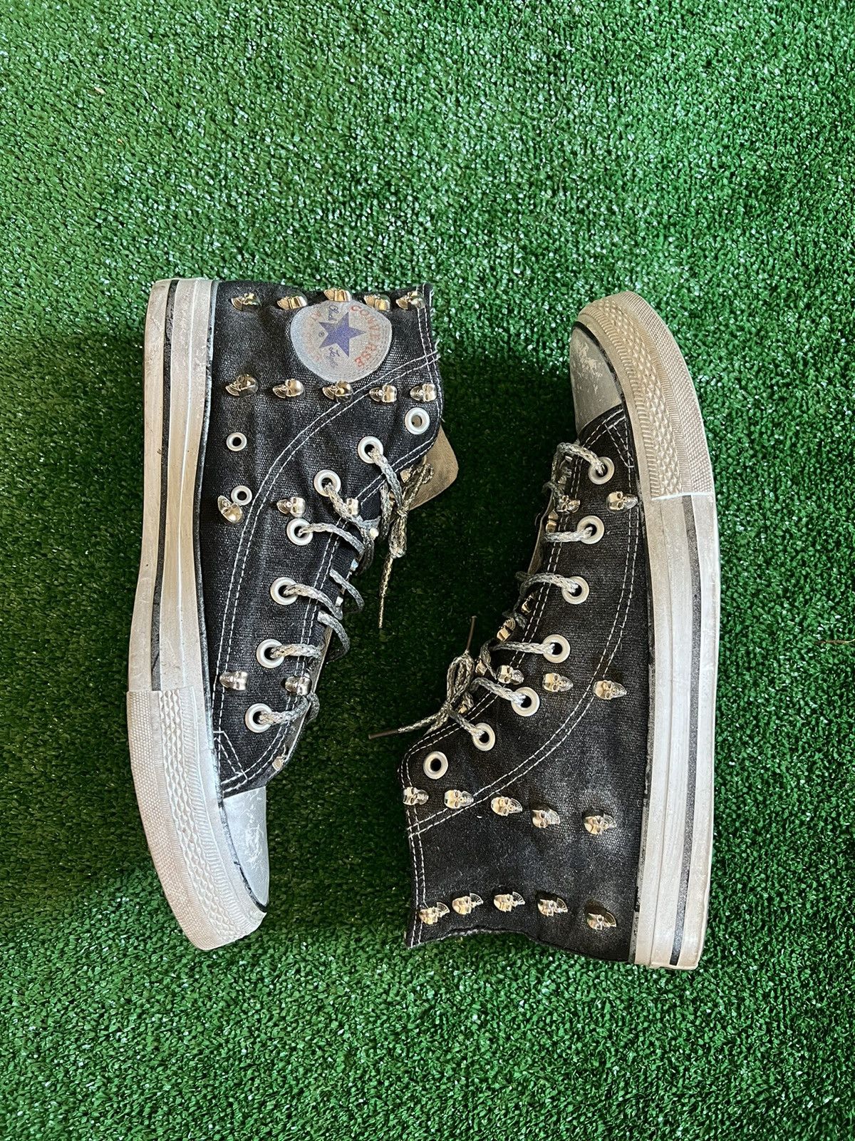 Converse × Custom × Very Rare Custom Punk Vintage Convers | Grailed