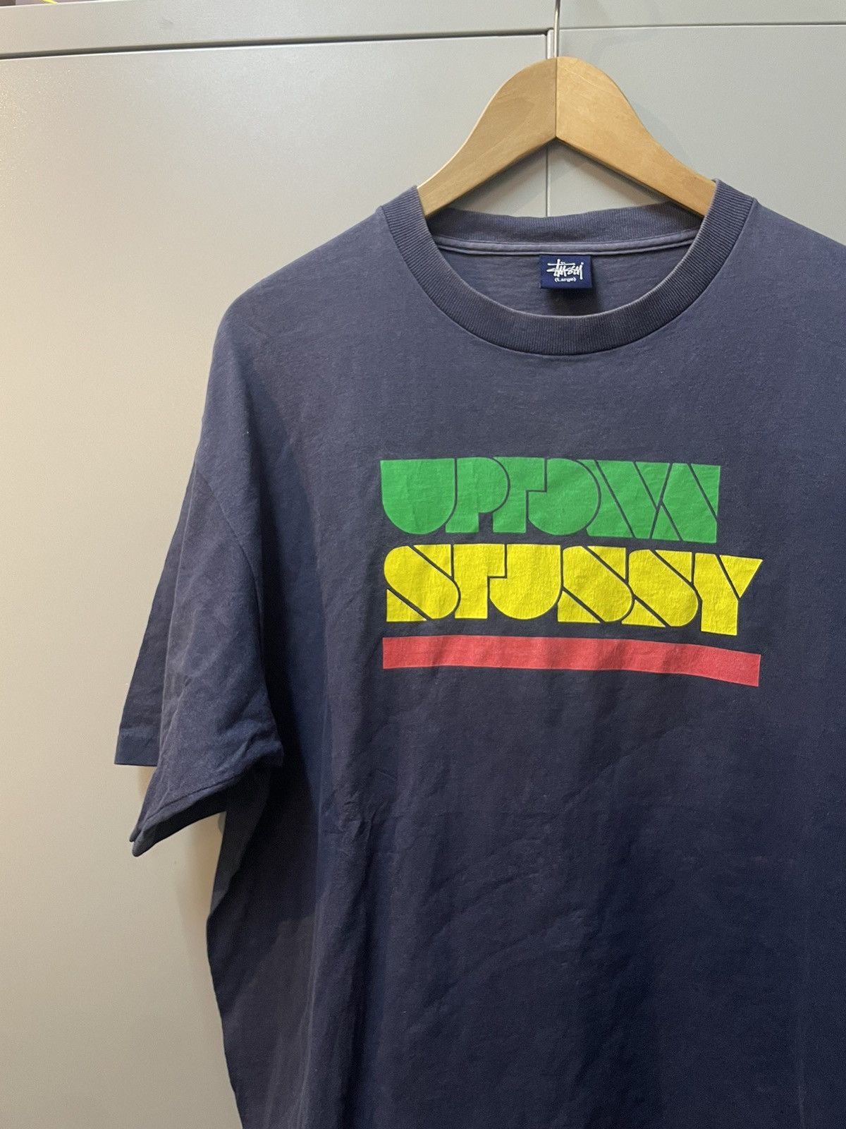 Vintage Vintage 90s Stussy Block Art Design | Grailed