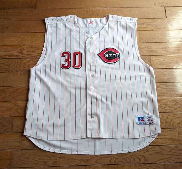 Vintage Vintage Russell Cincinnati Reds Ken Griffey Jr. Vest Jersey ...