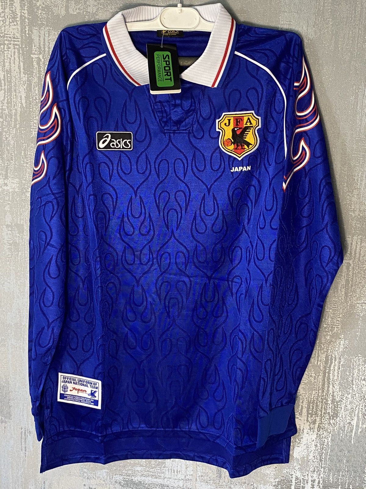 Asics 1998 Retro Japan ASICS Soccer Jersey National Team | Grailed