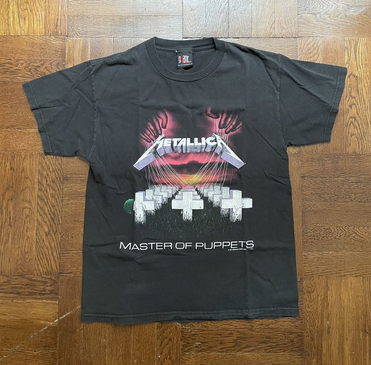 Giant × Metallica × Vintage Vintage 1994 Metallica T Shirt Giant Master of Puppets tee | Grailed