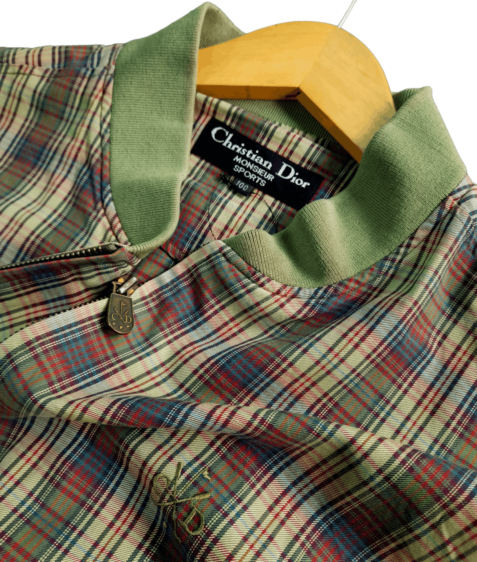 Dior 💥rare plaid💥 vintage christian dior sports jacket bomber | Grailed