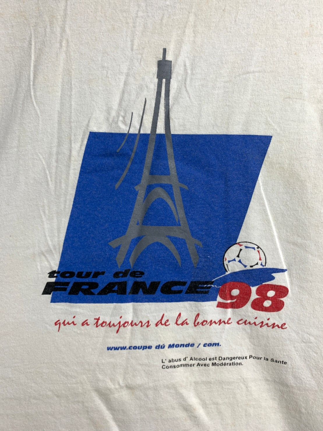 Fifa World Cup × Vintage Vintage France 98 Fifa World Cup T-shirt size L | Grailed