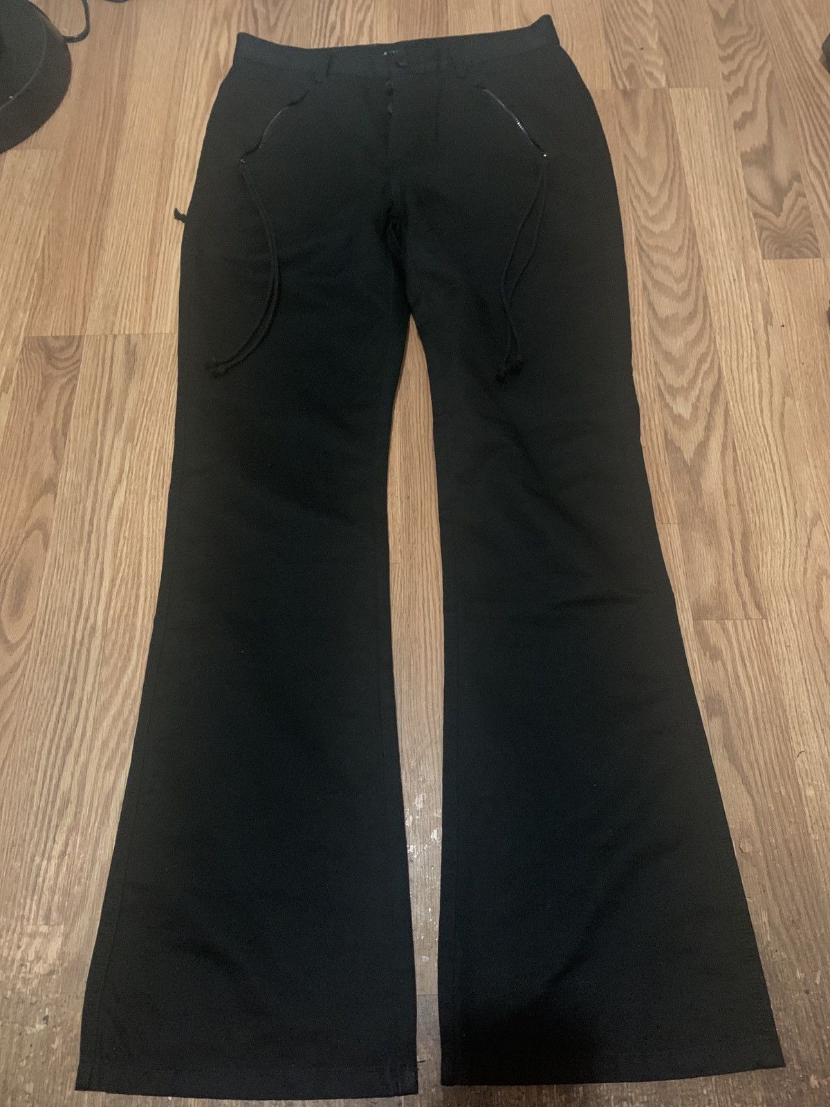 Somar Somar black G74 tassel trousers | Grailed