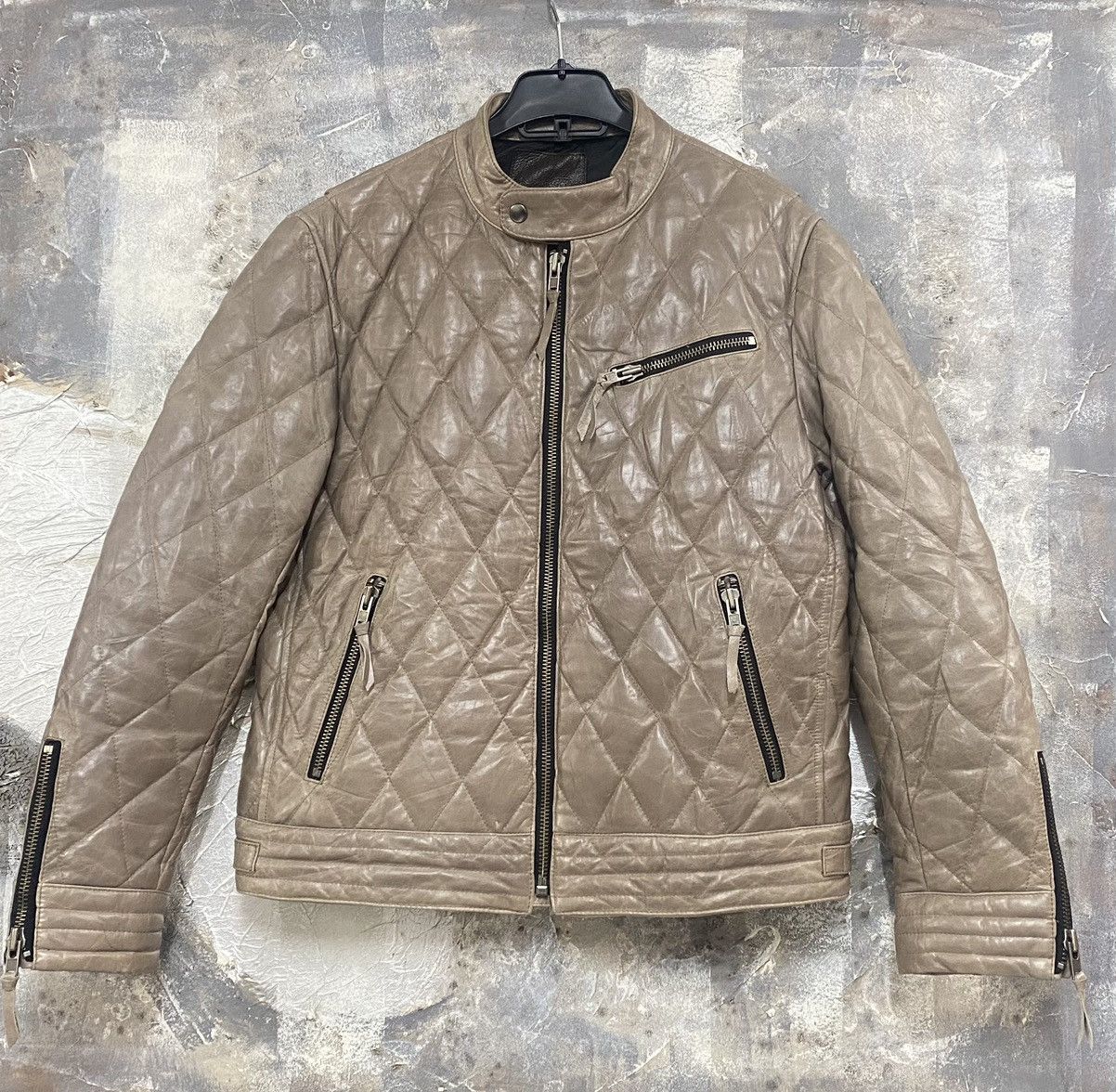 Designer × Leather × Vintage Liugoo Leathers Quilted Horse Leather ...