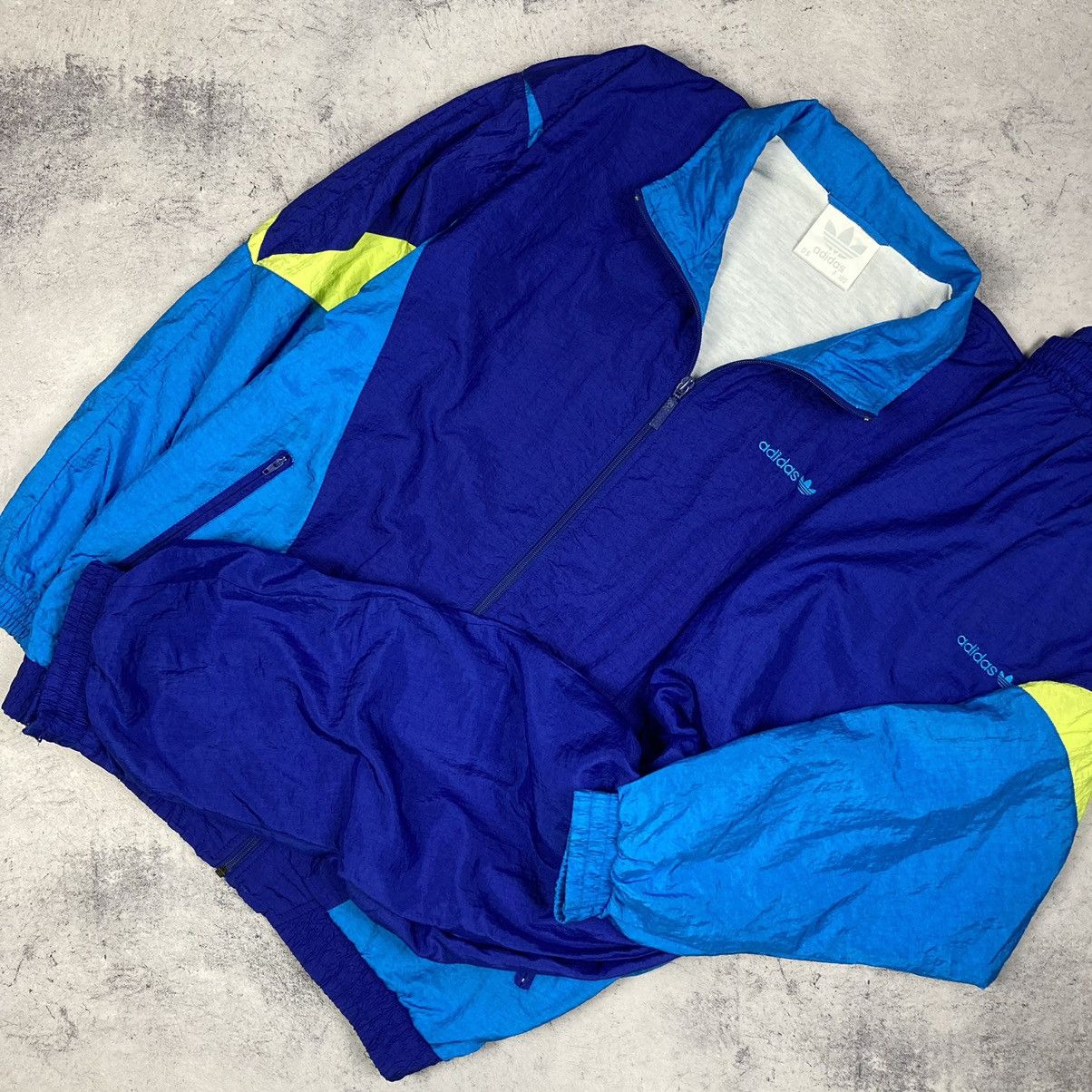 Adidas Vintage Adidas nylon rare retro track suit 90’s | Grailed