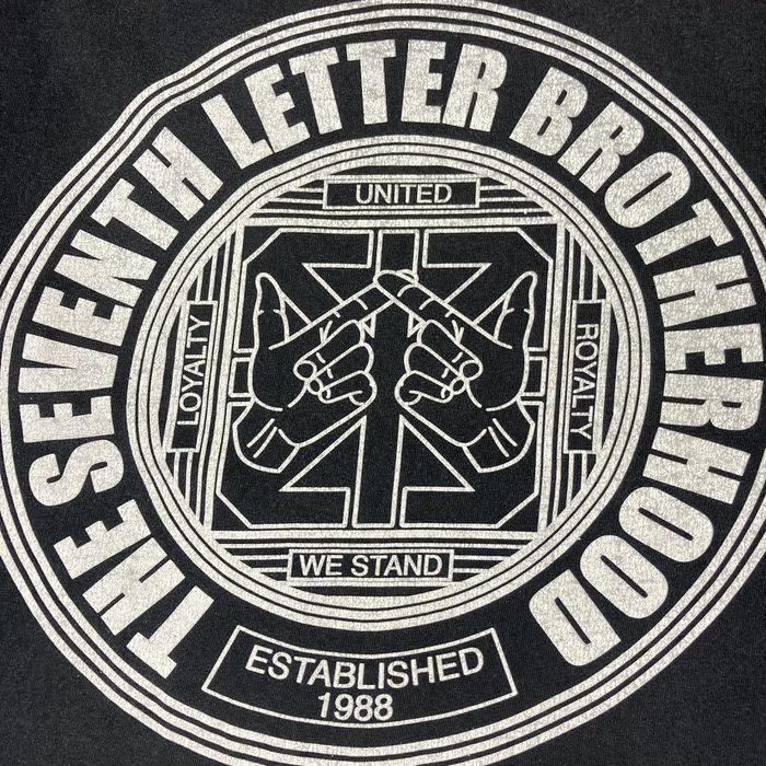 Vintage Vintage The Seventh Letter faded tee 90’s | Grailed