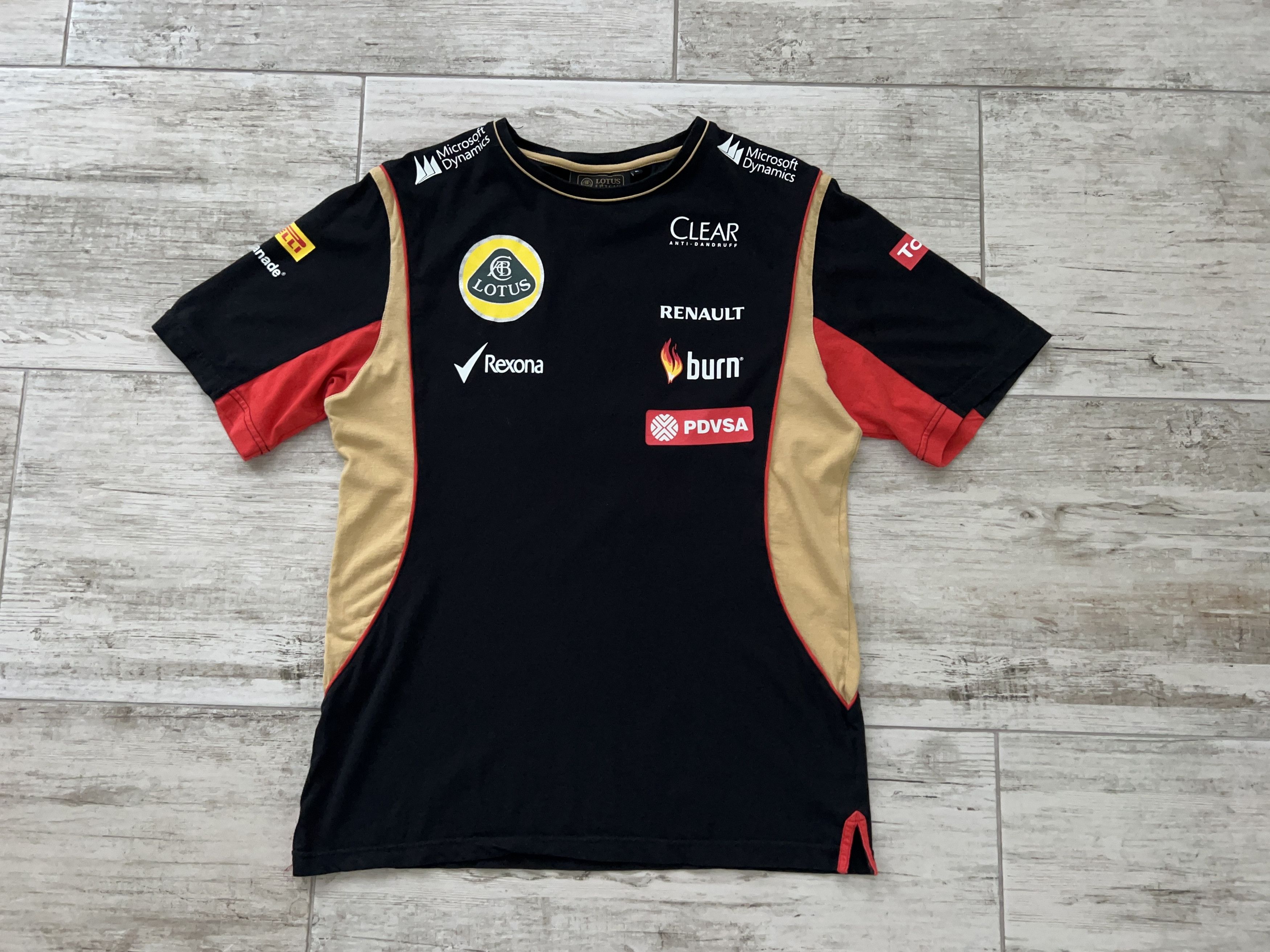 Racing Lotus F1 Racing Team T Shirt Renault Official Product Size M ...