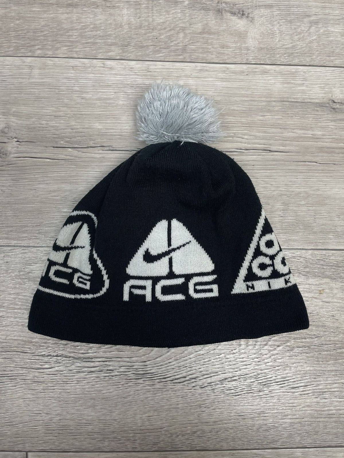 Vintage Rare Nike ACG Beanie Multilogo Hat | Grailed